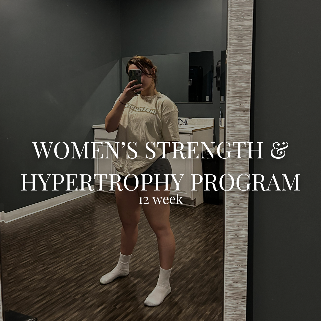 12-Week Women's Strength & Hypertrophy Training Program – My Store